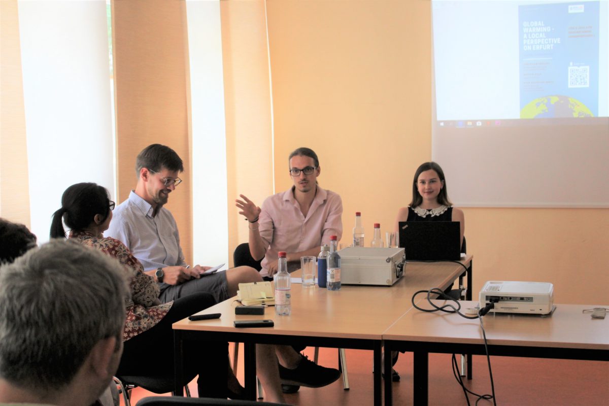 Global warming: Local perspective from Erfurt – Panel Discussion Report ...